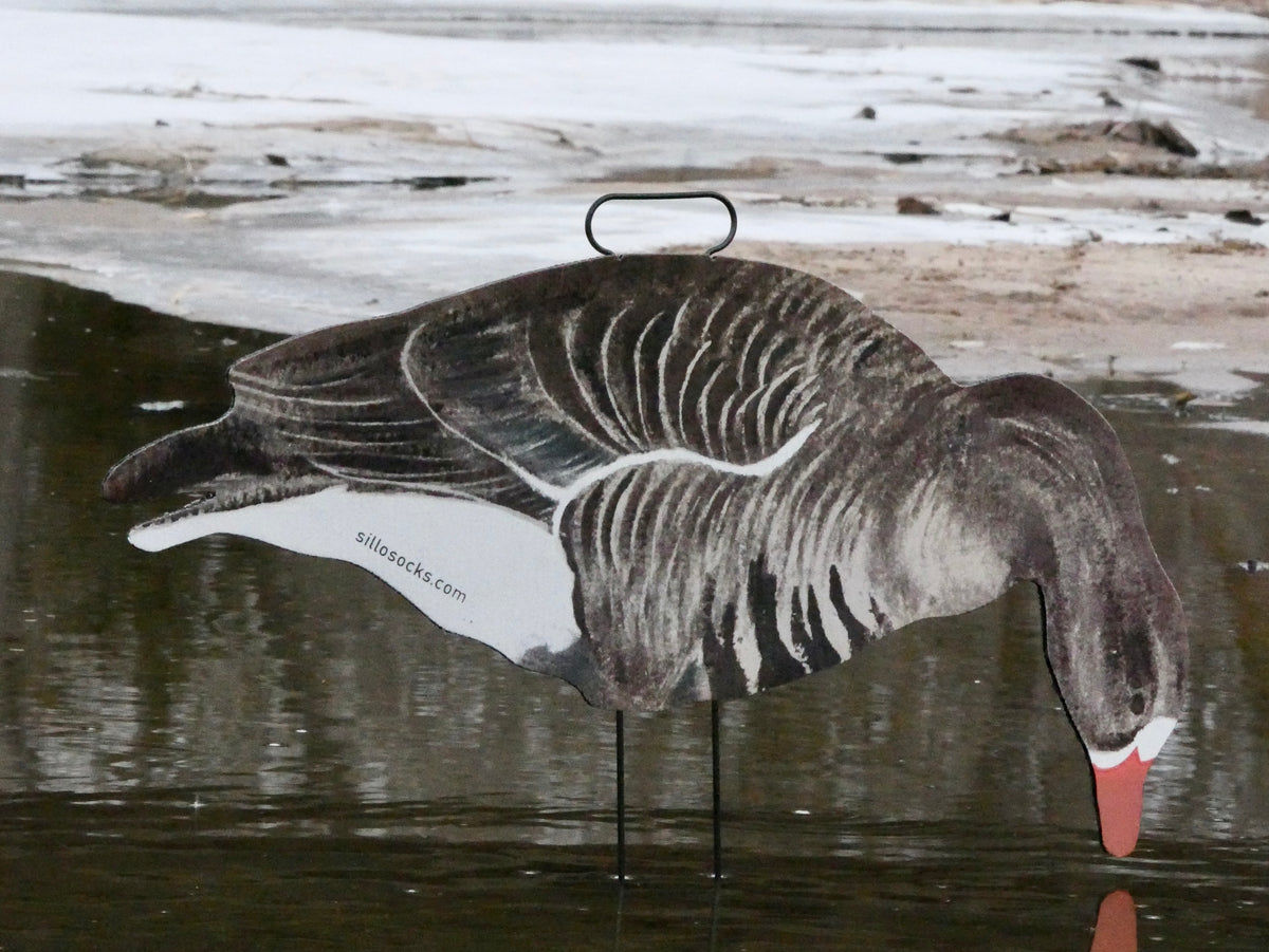 Fully Flocked Specklebelly Goose Silhouettes - Dozen – SilloSocks